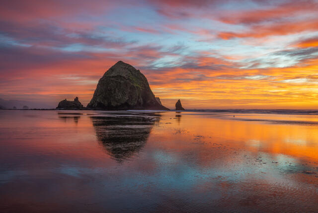 Sea Sunset Rocks
